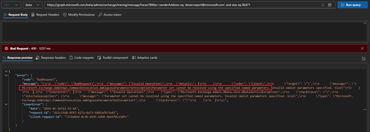 Fetch message trace data via the Graph API - Blog
