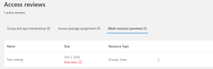 Catalog access reviews in Entra ID Governance - Blog